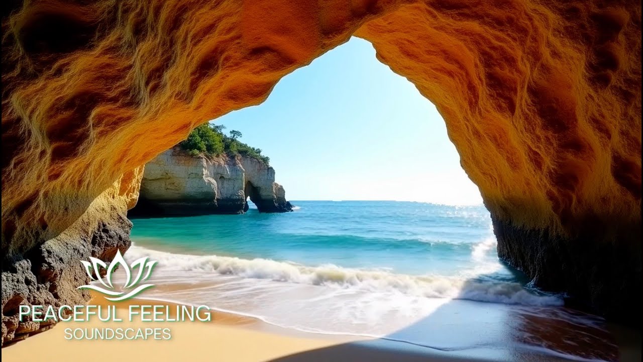 Magical Hidden Beach Cove for Total Relaxation - YouTube