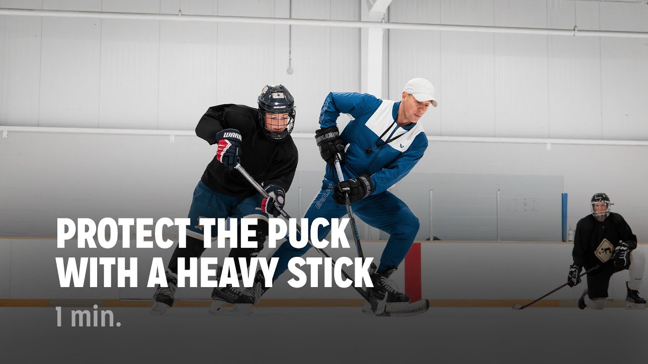 Protect the Puck with a Heavy Stick - YouTube
