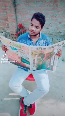 reading reading newspaper comedy - YouTube