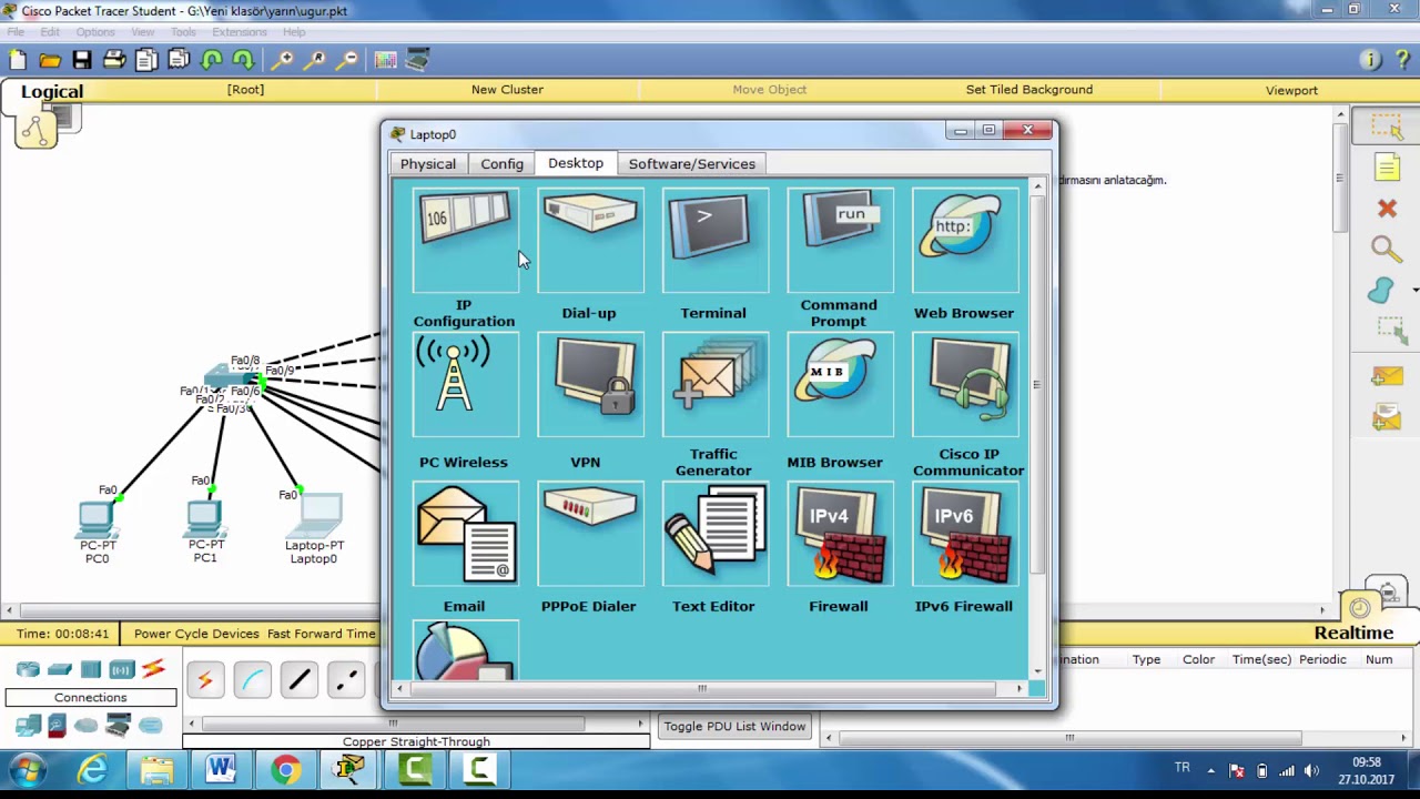 (13.DERS)Cisco Packet Tracer Asa Konfigürasyonu - YouTube