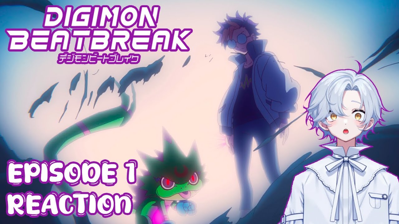 FIRST TIME REACTING TO DIGIMON BEATBREAK EPISODE 1 + OP & ED REACTION ...