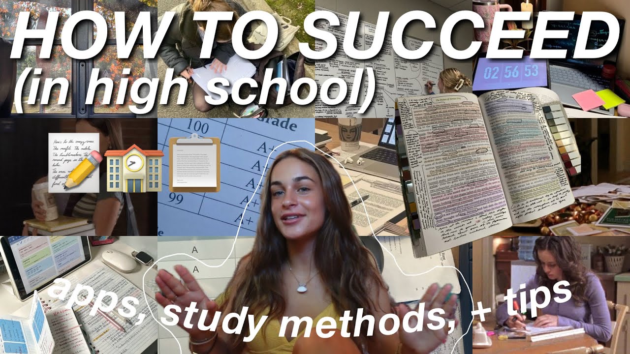 HOW TO SUCCEED IN HIGH SCHOOL | keeping straight As, study tips ...