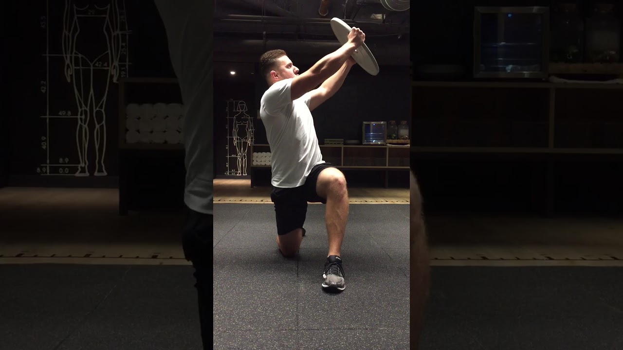 1/2 Kneeling Rotational Plate Press - YouTube