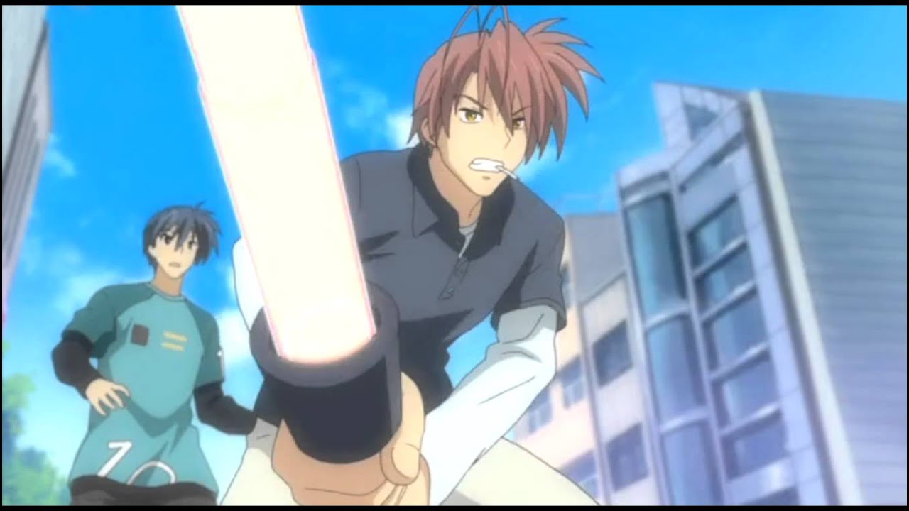funny and best fighting scene in Clannad - YouTube