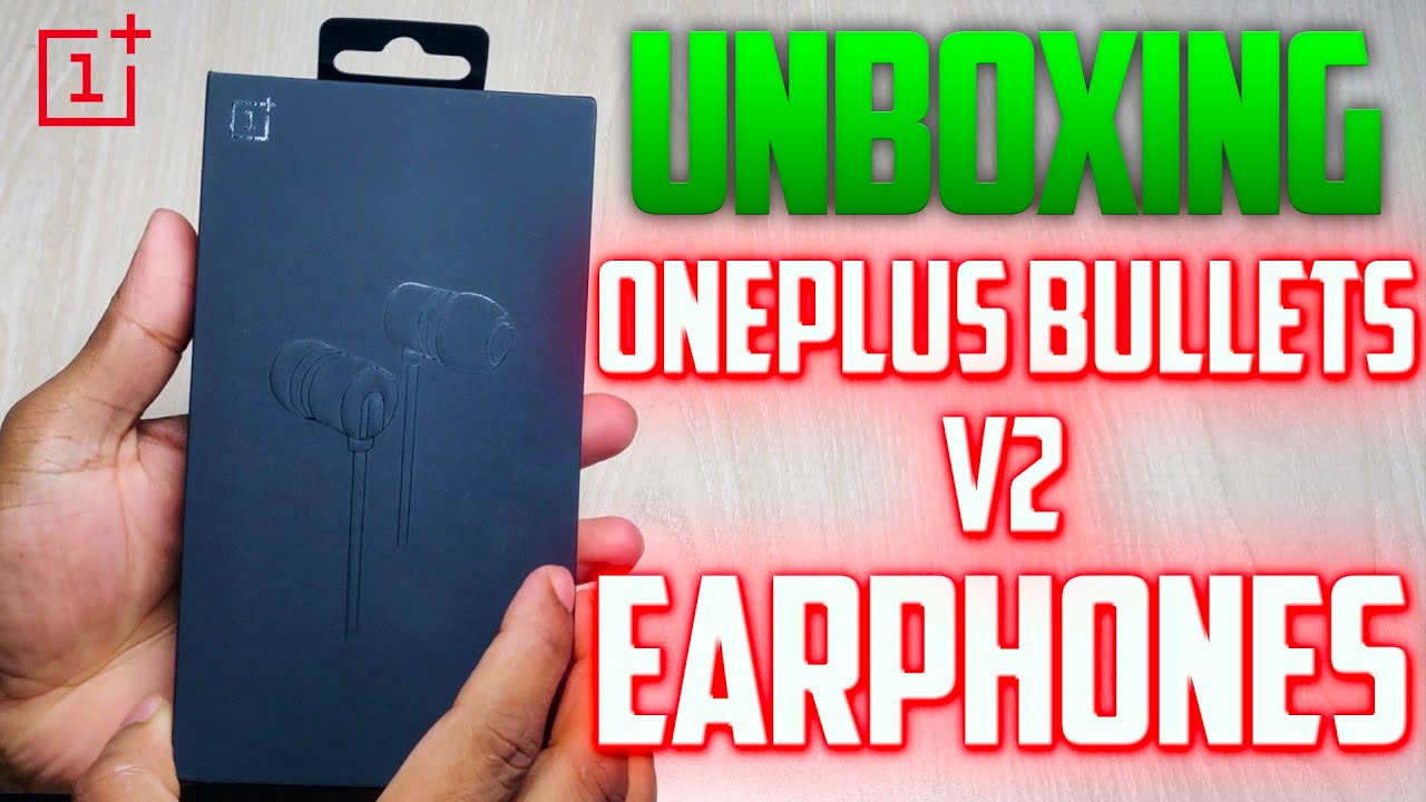 UNBOXING : Oneplus Bullets v2 Earphones - YouTube