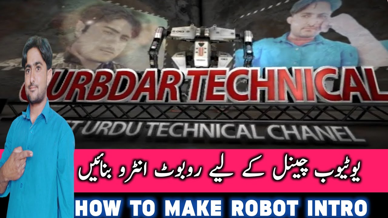 how to make 3d Robot intro video for youtube online free/ Youtube ke ...