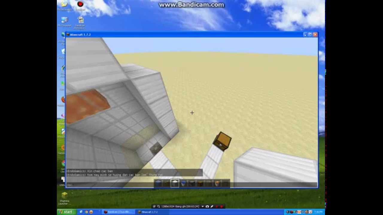 Minecraft Hướng Dẫn Làm Thùng Rác ( Rác Bay Lên Lava ) - YouTube