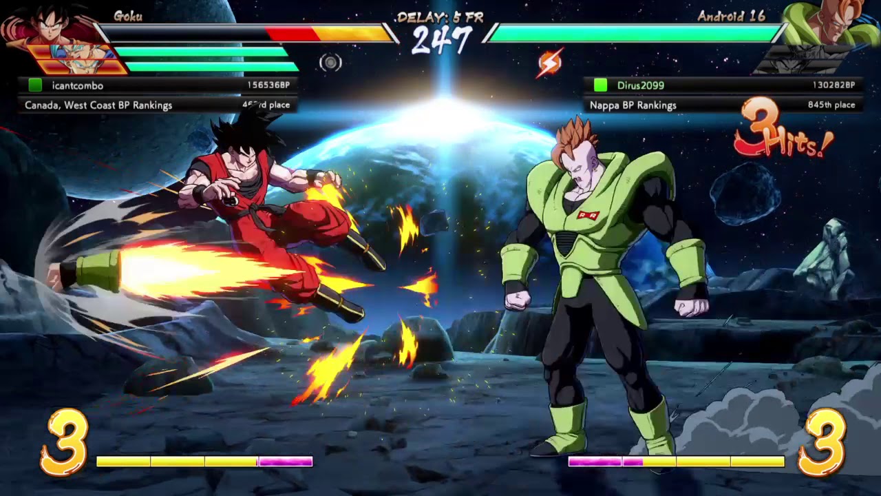 DRAGON BALL FighterZ - A16 comeback - YouTube