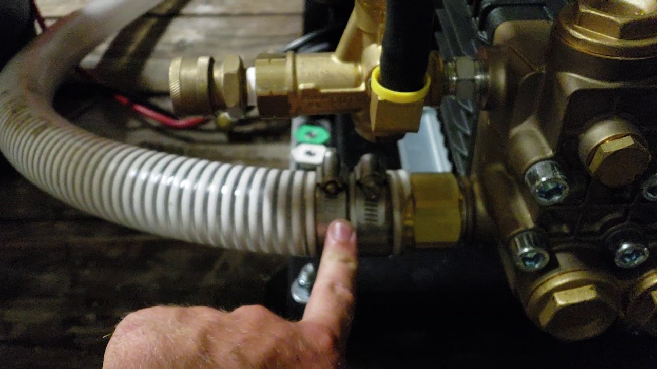 Overview of the new pressure washer setup - YouTube