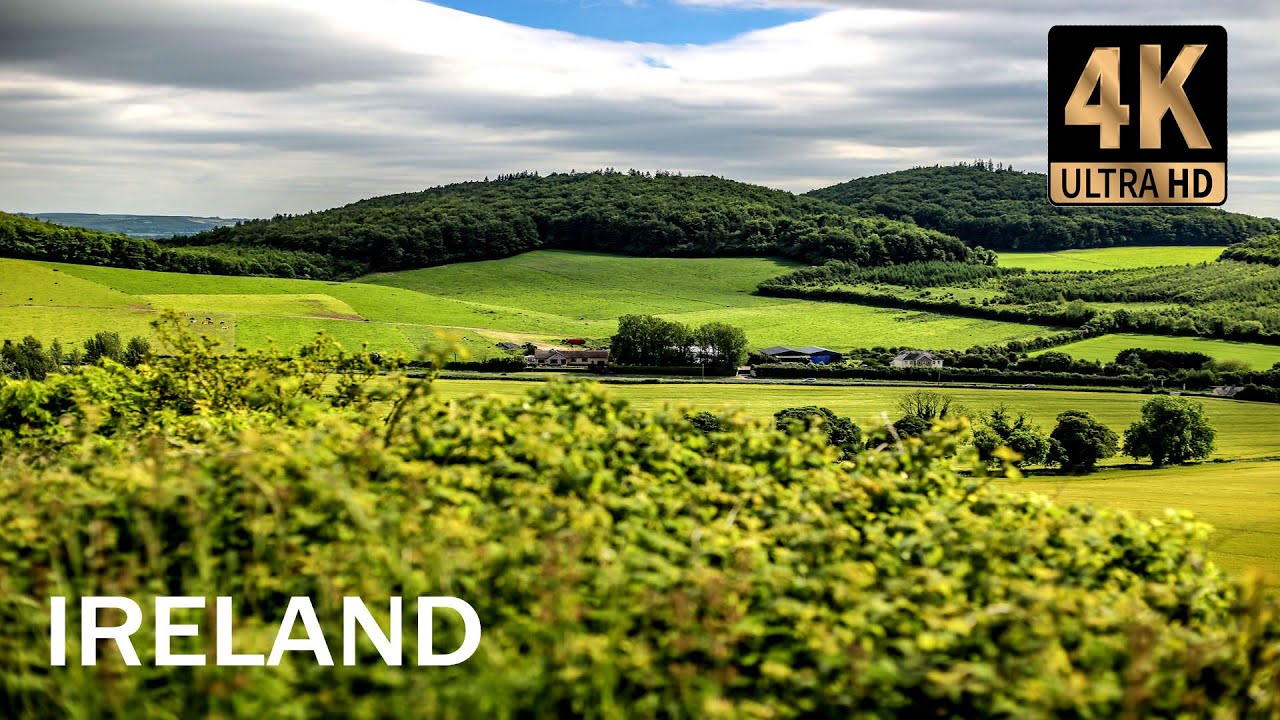 IRELAND 4K Ultra HD HDR 60fps DRONE Video - Beautiful Nature 4K VIDEO ...