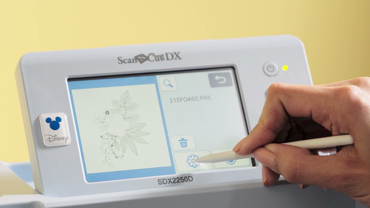 SDX2250D Feature 06: Convert PES & SVG Data | Disney ScanNCut DX Craft ...