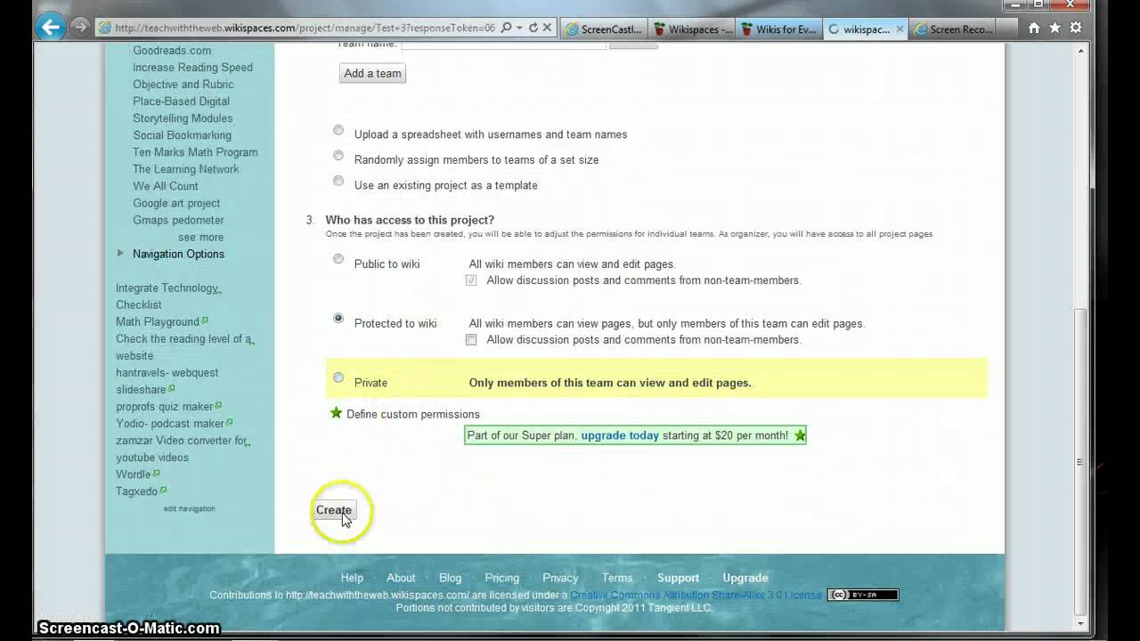 Using projects in Wikispaces - YouTube