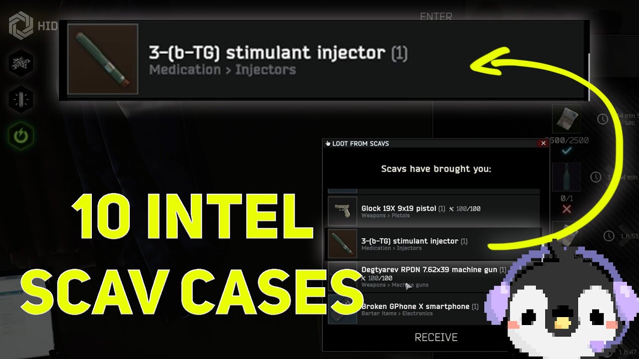 10 MORE Intel Scav Cases! in Tarkov 0.15 (SAMPLES) - YouTube