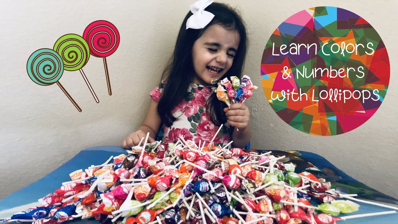 Pre School Toddler Learning Colors with Lollipops - Fun with Colors ...