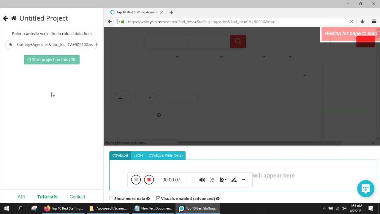scrape Yelp data using parsehub - YouTube