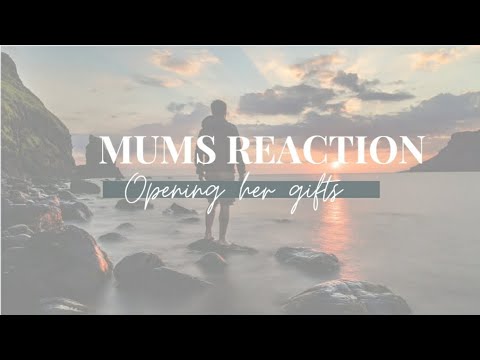 My mum reaction to her mothers day gifts - YouTube