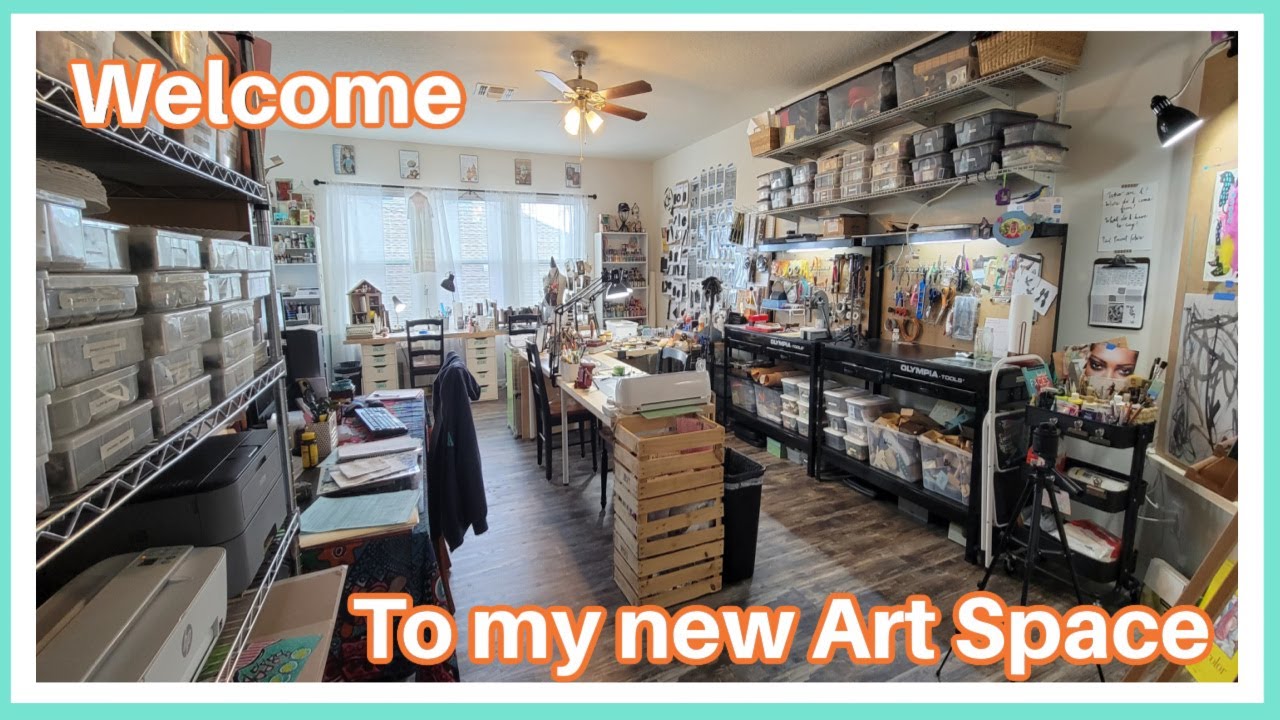 Welcome to my NEW Art Studio! Dream come true. - YouTube