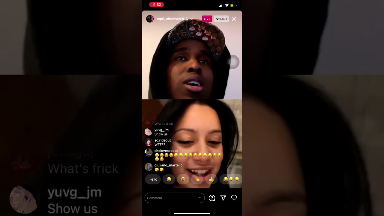 Top 5 on ig live with chromazz talking about boogz and her man - YouTube
