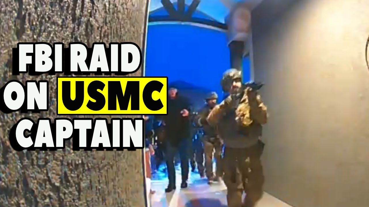 RING CAMERA Catches Early Morning FBI Raid on USMC Captain - YouTube