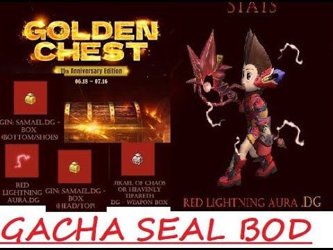 [LIVE] GACHA UPDATE GOLDEN CHEST SEAL BLADE OF DESTINY ! - YouTube