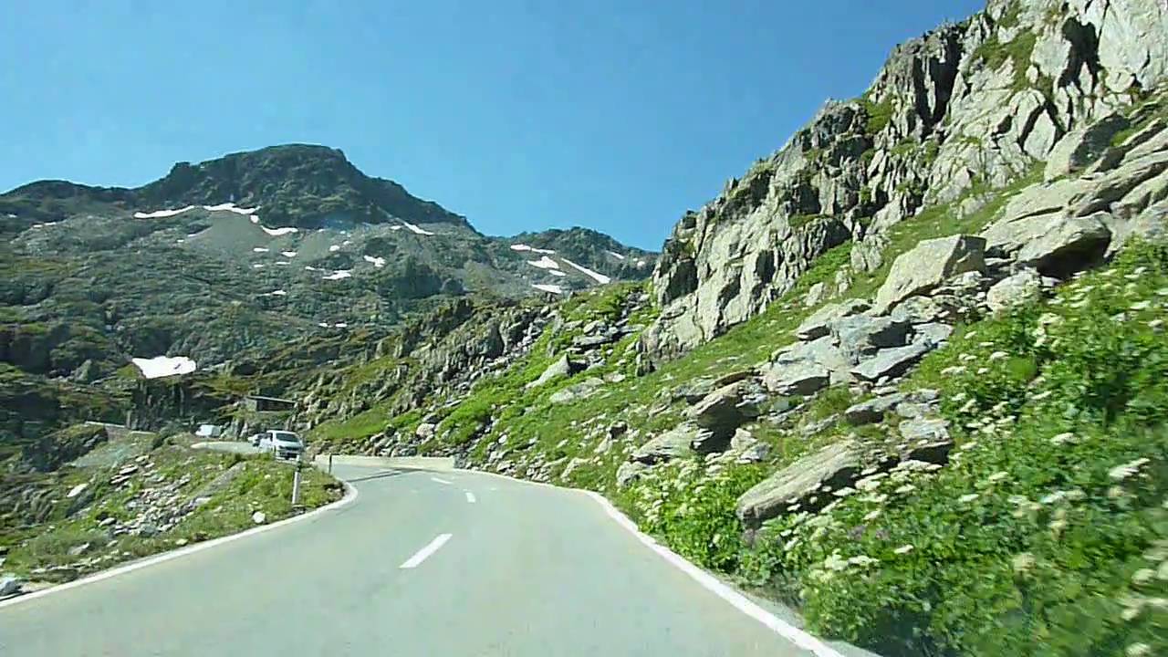 Switzerland 168 (Camera on board): Col du Grand-St-Bernard [Bourg-St ...