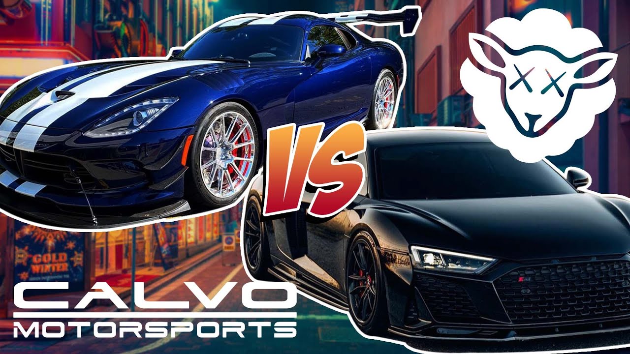 TWIN TURBO FACE OFF! SHEEPEY R8 VS CALVO VIPER - YouTube
