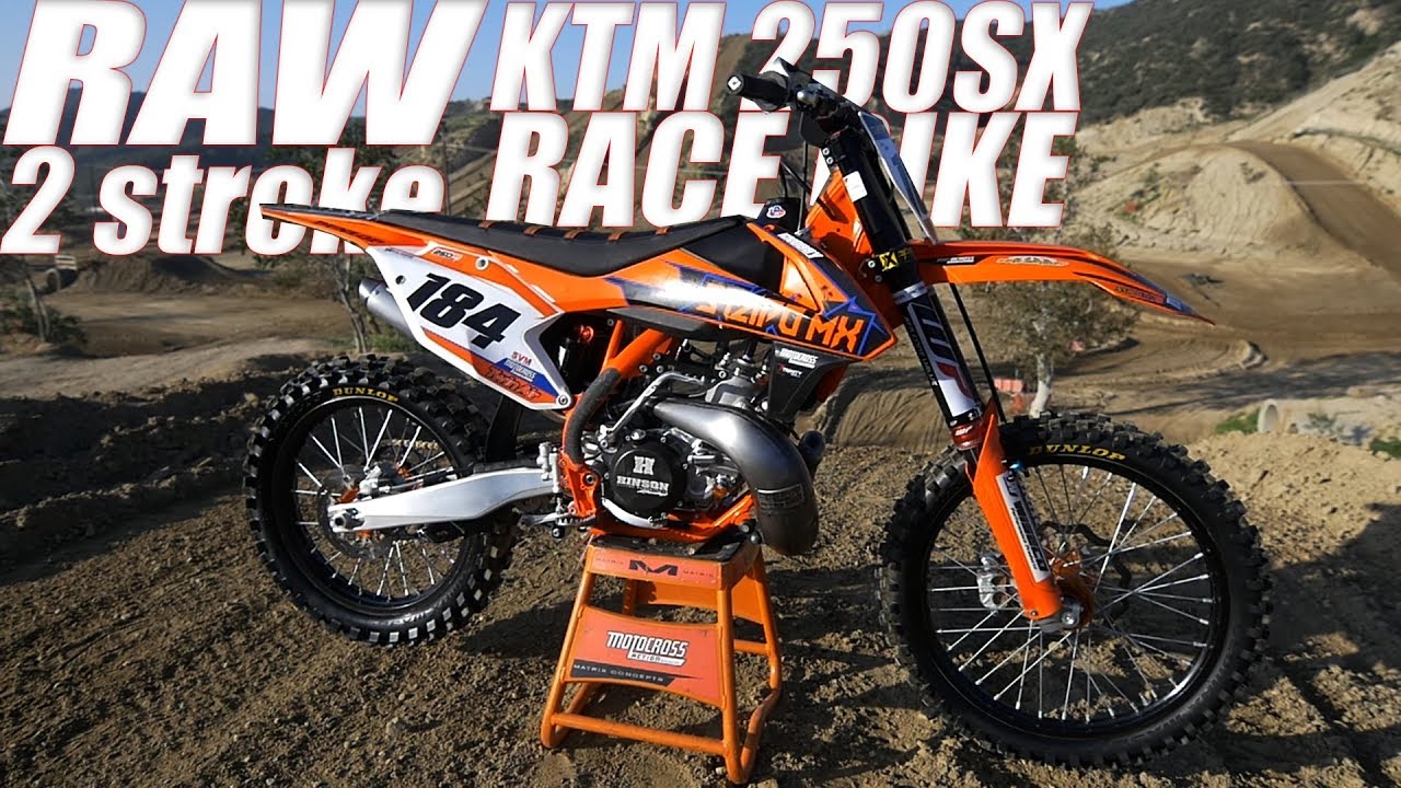 RAW KTM 250SX 2 Stroke Project Race Build - Motocross Action Magazine ...