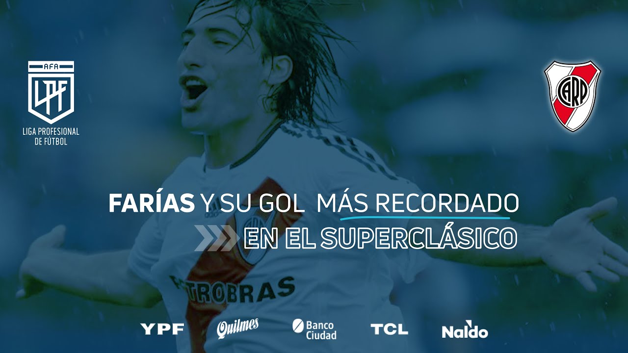 El Tecla Farías y su gol más recordado en el Superclásico - YouTube