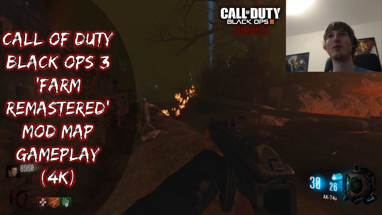 Call of Duty Black Ops 3: 'Farm Remastered' Mod Map Gameplay (4K) - YouTube