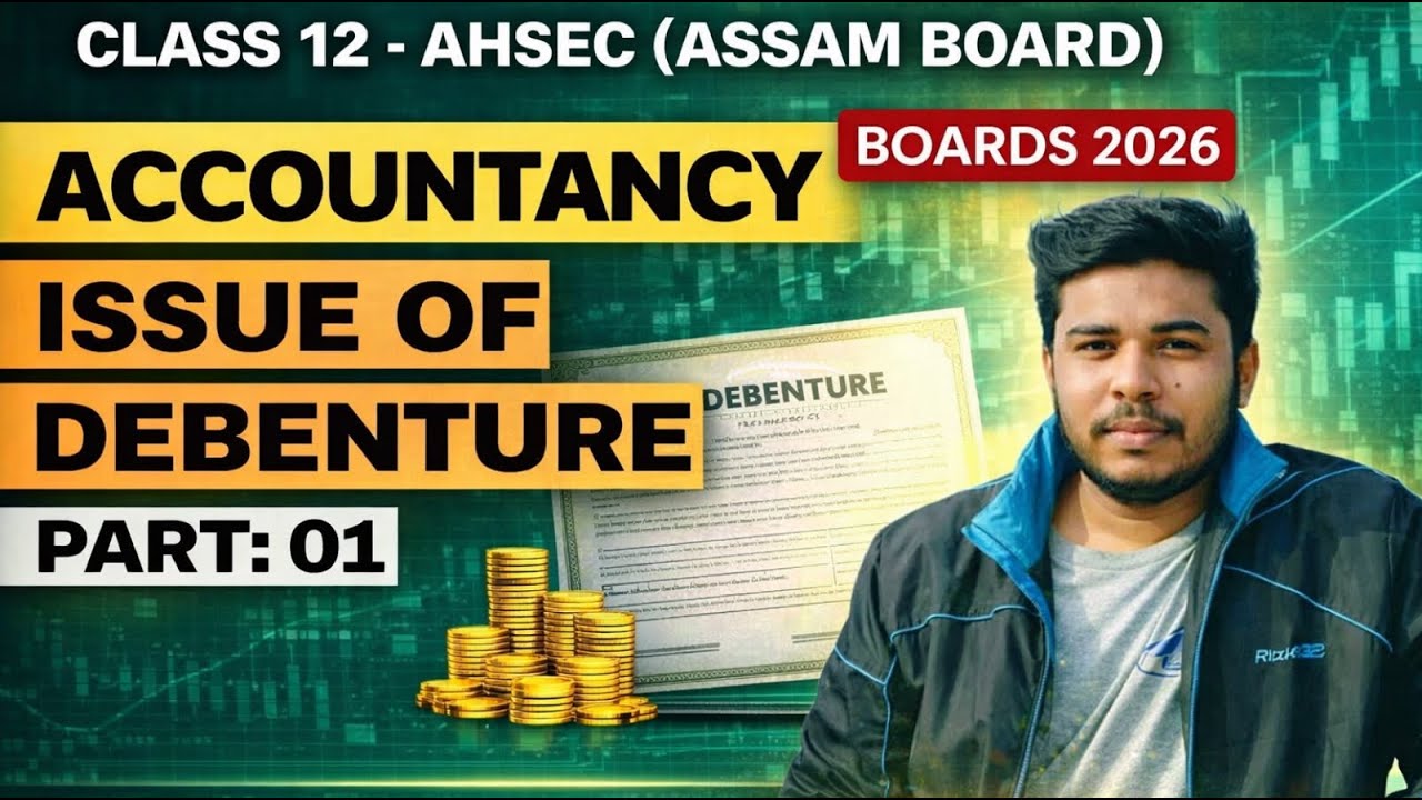 Issue of Debentures – At Par, Premium & Discount | Class 12 Accountancy ...