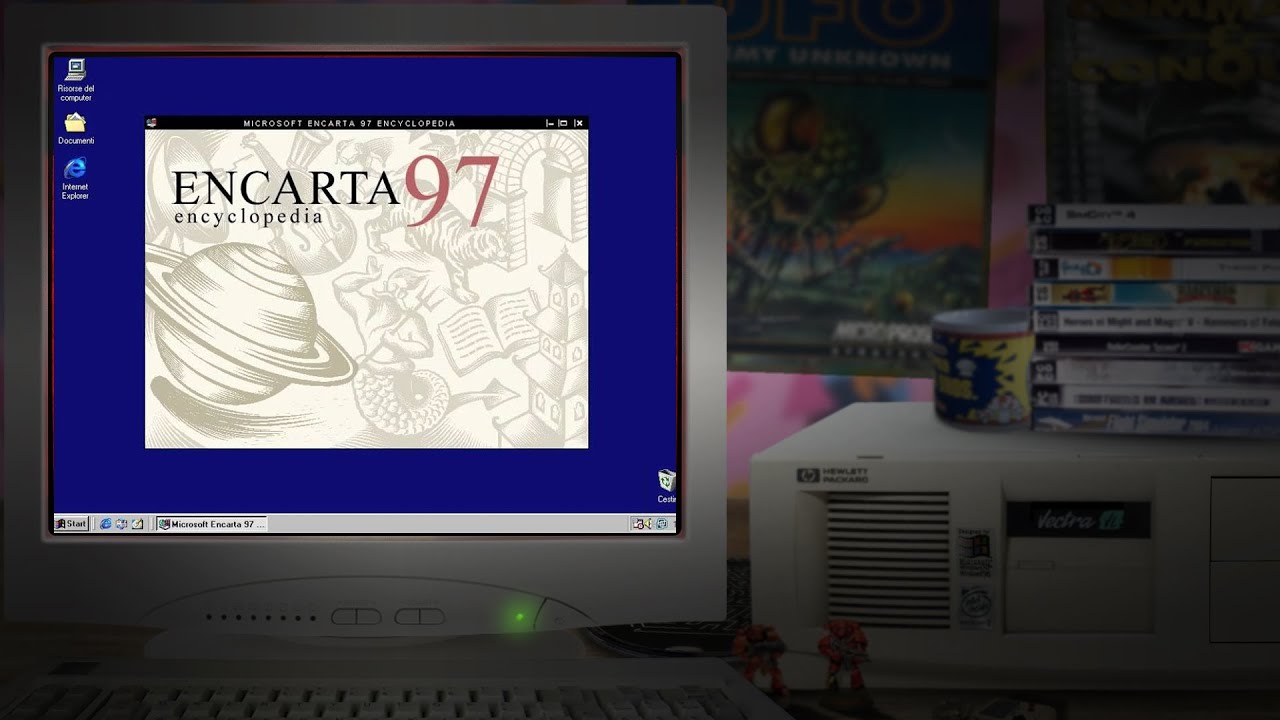 Installing Encarta '97 on Windows '98 - YouTube