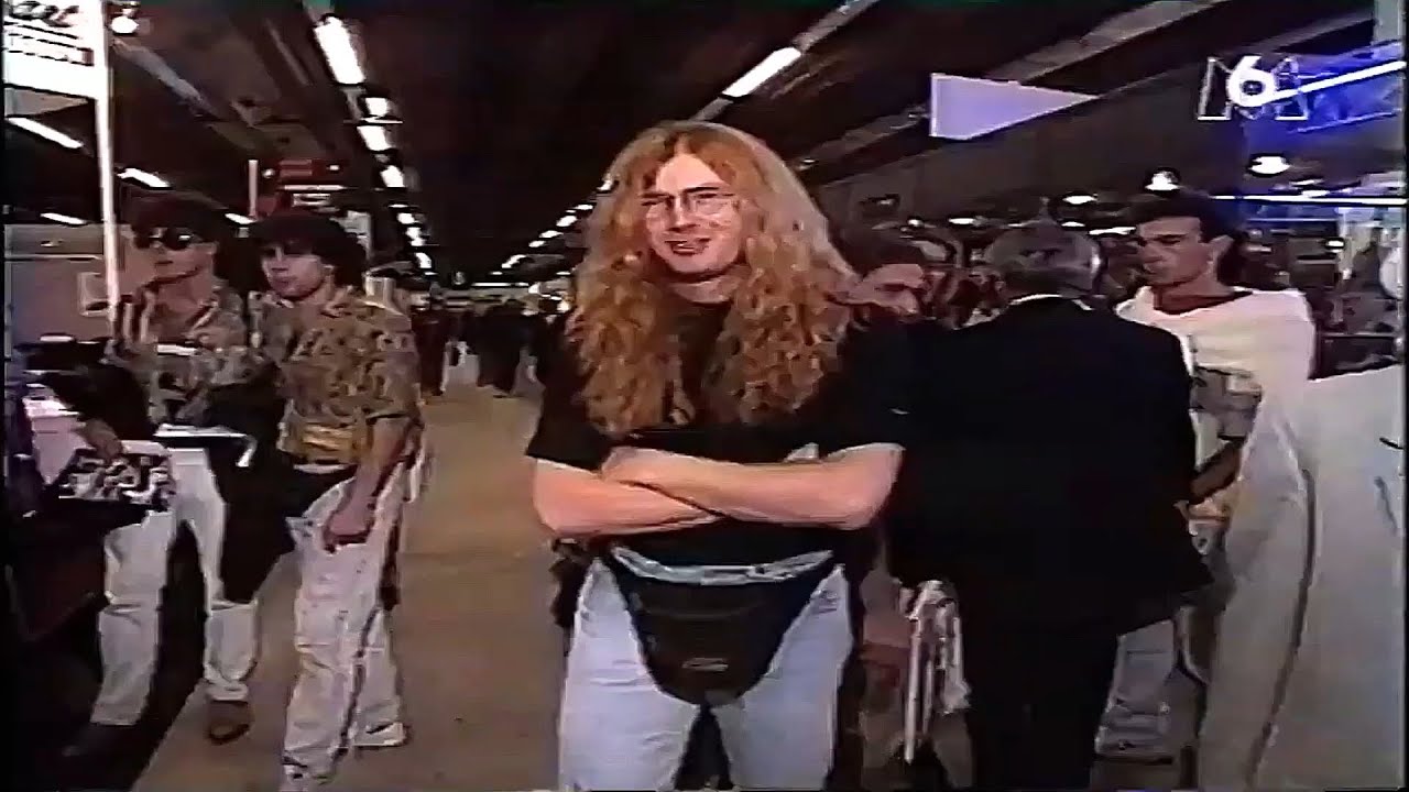 Megadeth ` Interview & Le Zénith, Paris, France - September 22, 1992 ...