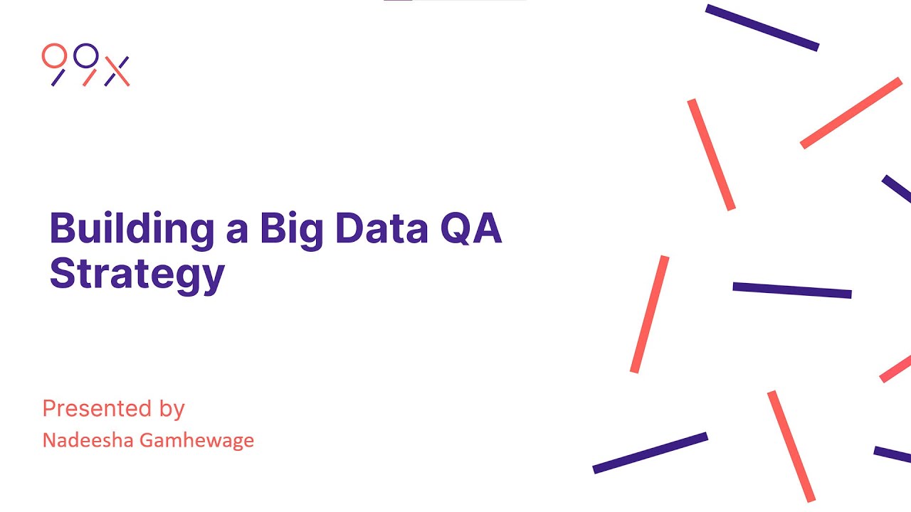 Building a Big Data QA Strategy for statistical/ML models - YouTube