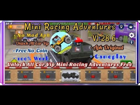 Update Apk Mini Racing Adventures V1.28.6 #gameplay Unlock All Car Buy ...
