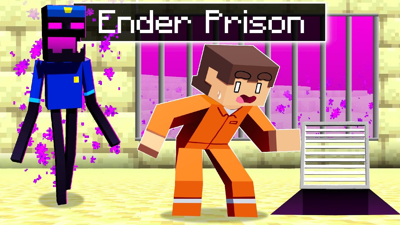 Escaping ENDER PRISON In Minecraft! (Impossible) - YouTube