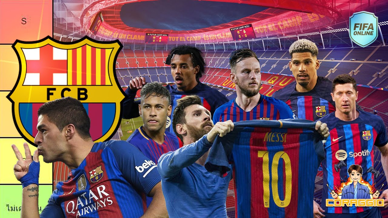จัดอันดับ TierList นักเตะ คันโยกFC Barcelona FIFA Online4 #FO4 - YouTube