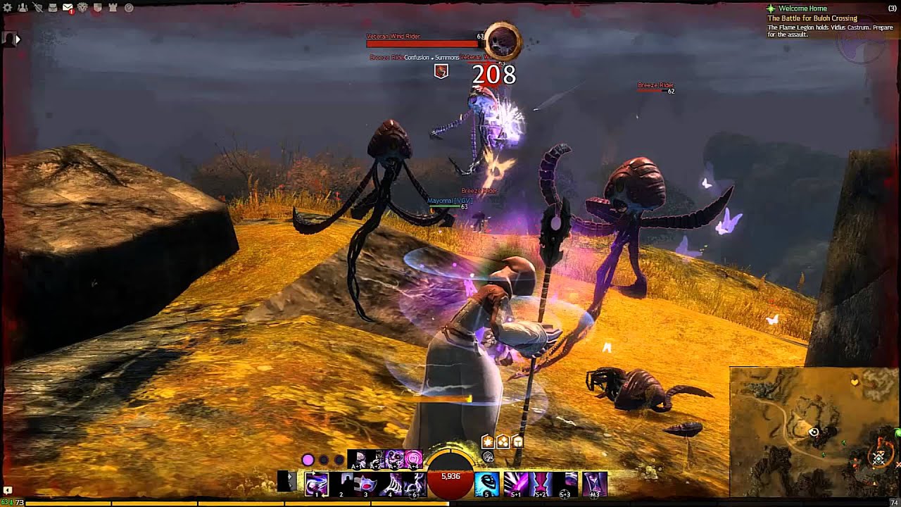 Guild Wars 2: Fireheart Rise Vista - Buloh Crossing - YouTube
