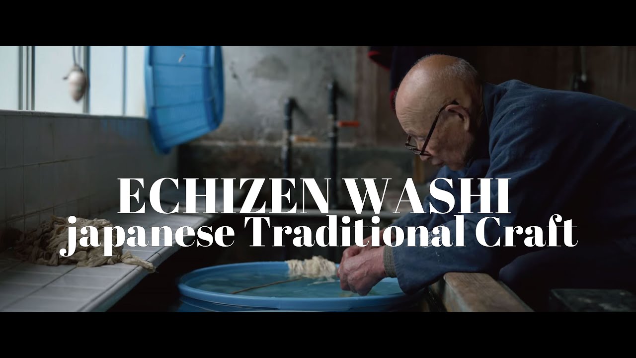 ECHIZEN WASHI Japanese Traditional Craft - YouTube