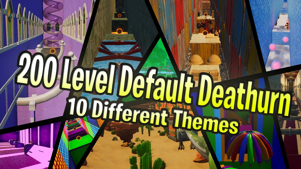 200 Level Default Deathrun / Fortnite Creative / Code - 3603-5932-1967 ...