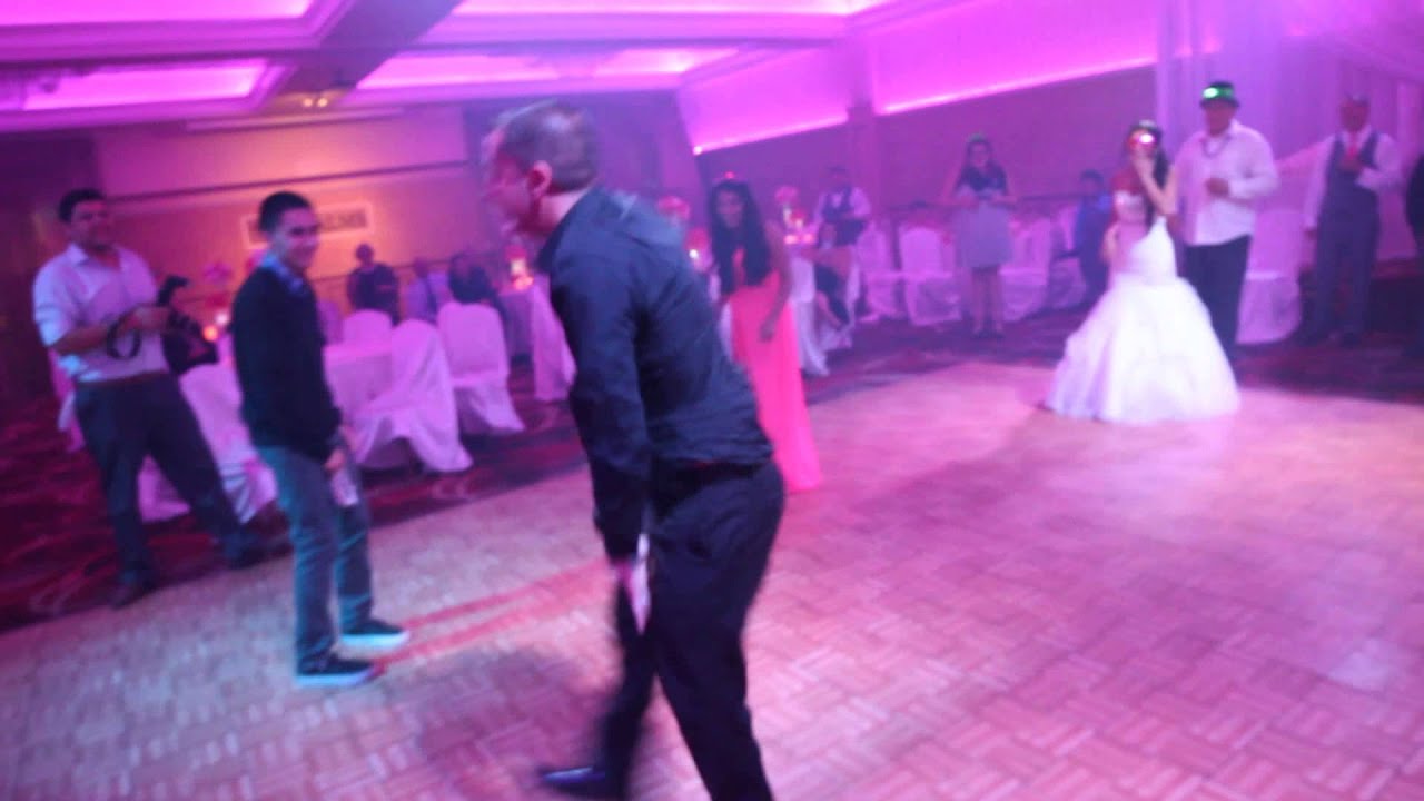 Groom Surprises Bride with BreakDancing Skills - YouTube