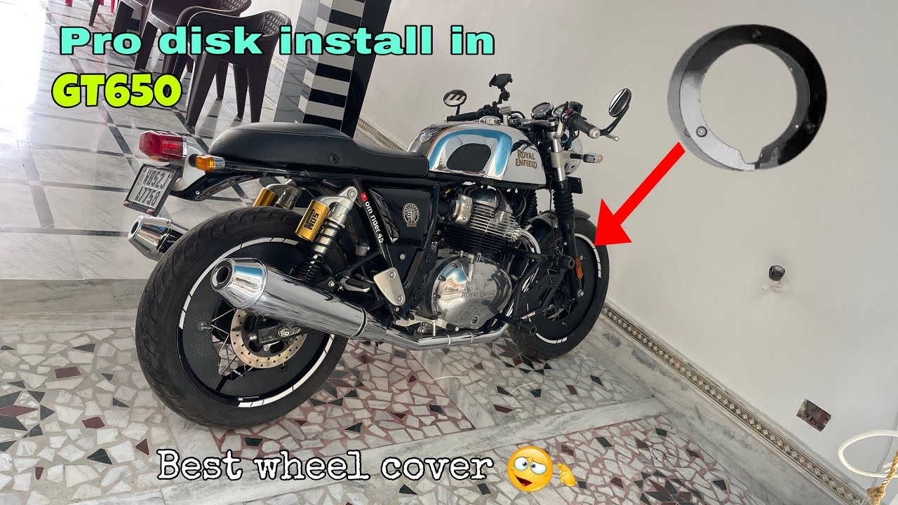 Pro Disk Install In Continental GT650😱|| Better than Wheel cover😤 # ...