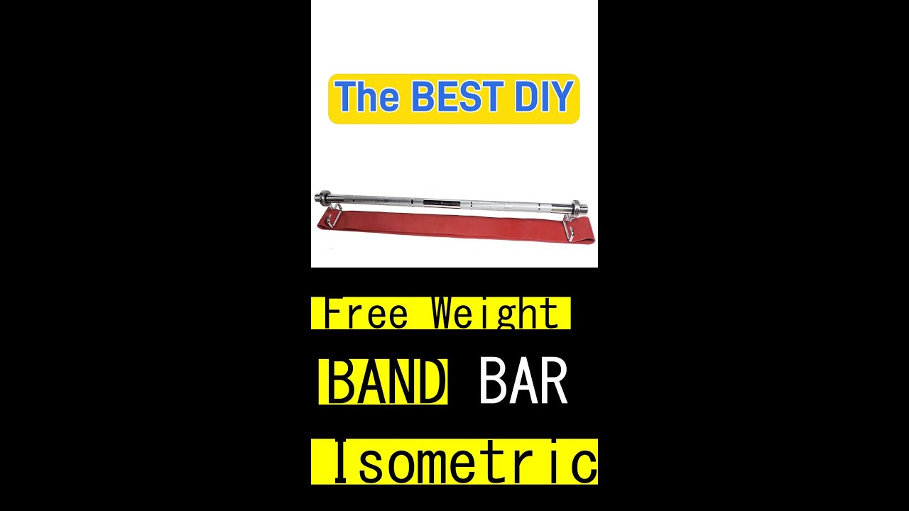 A DIY Resistance Band Bar, Isometric Bar and Olympic Bar ALLN-1 - YouTube