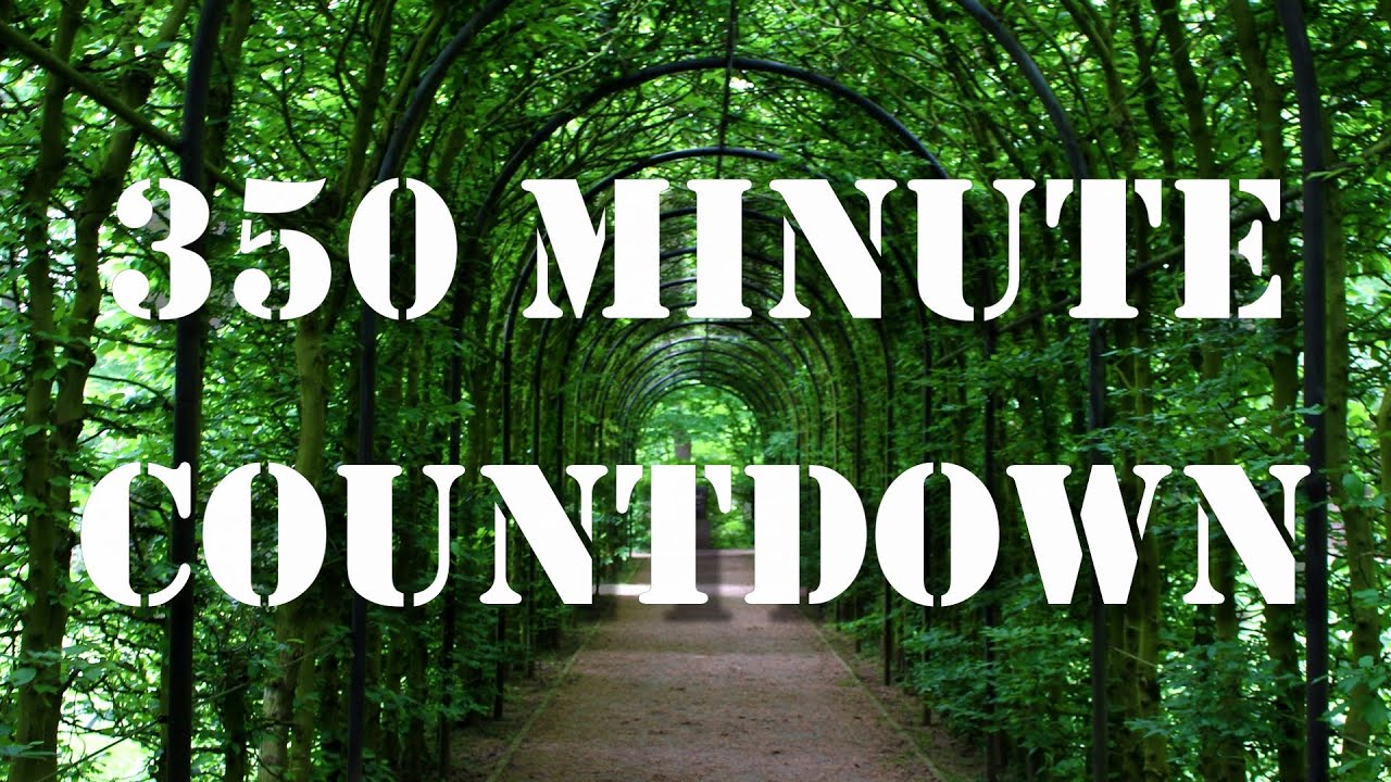 350 minute timer countdown with alarm sound effect - YouTube
