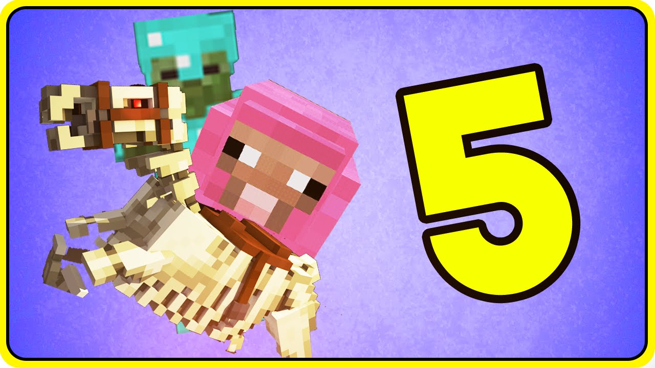Minecraft: TOP 5 DOS MOBS MAIS RAROS DO MINECRAFT ! - YouTube