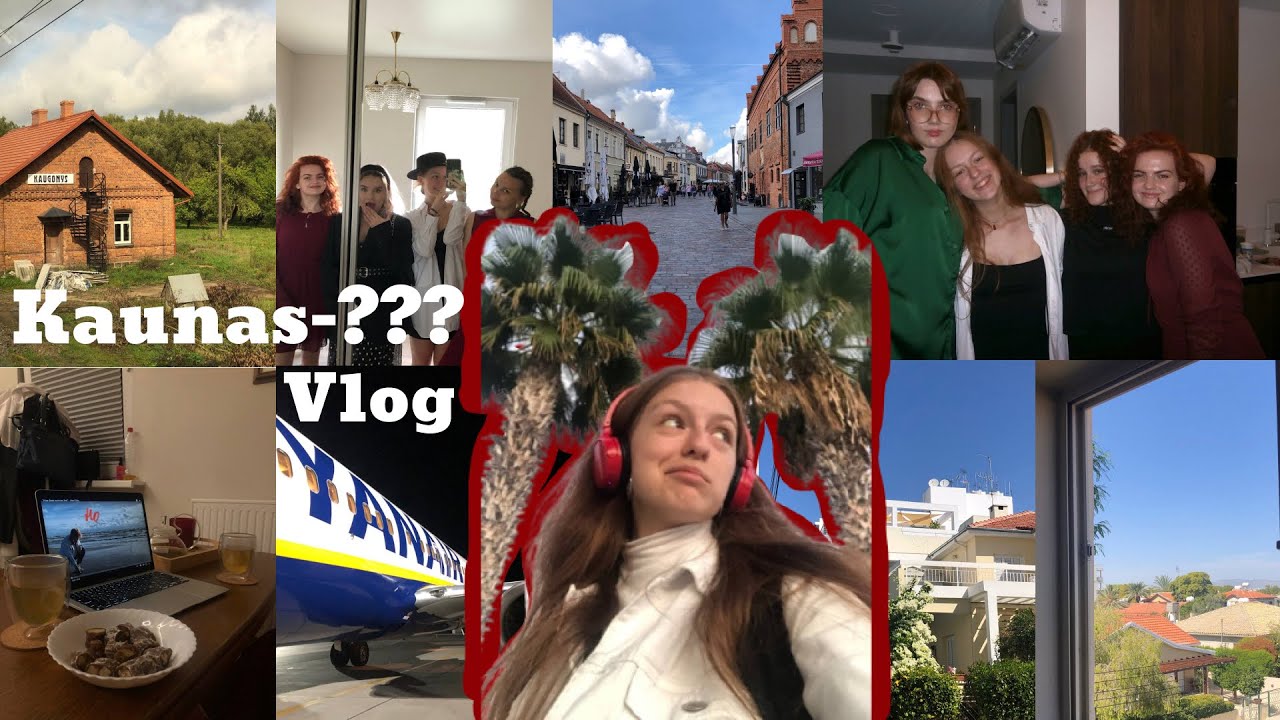 Vlog: trip to a new study country through Kaunas (friends, exploring ...