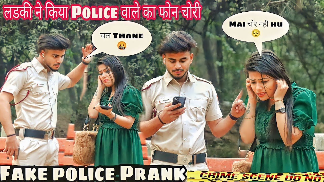 Ultimate Police Reaction In Public |Police Prank 😥|Police बनकर किया ...