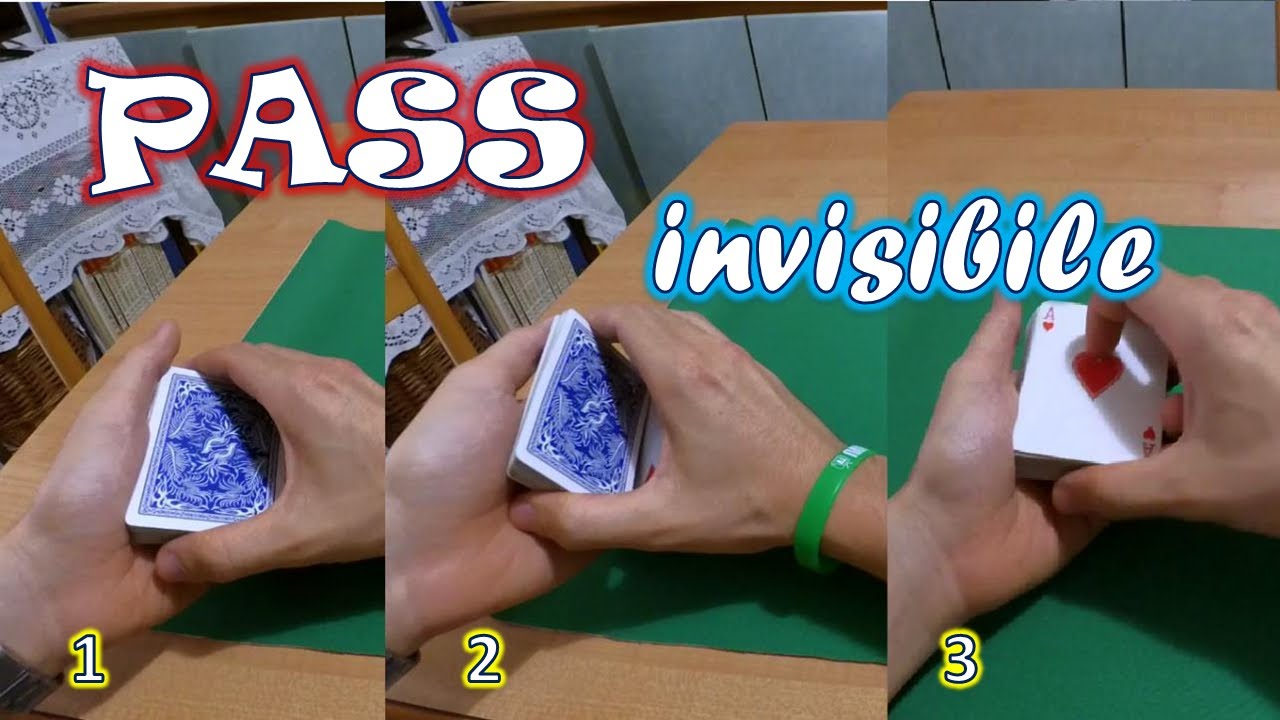 MAGIA: TURNOVER PASS | Pass Semplice e INVISIBILE | controllare una carta in cima TURN OVER PASS ...