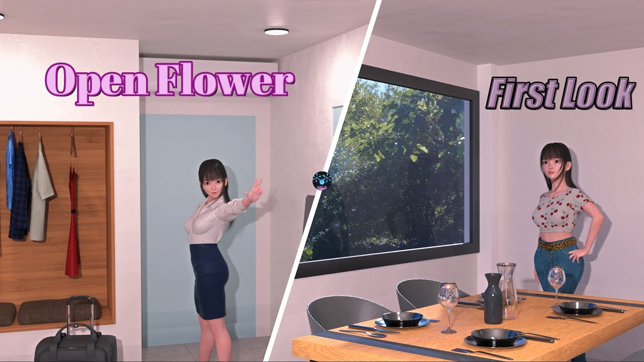 [VN Game] Open Flower | First Look - YouTube