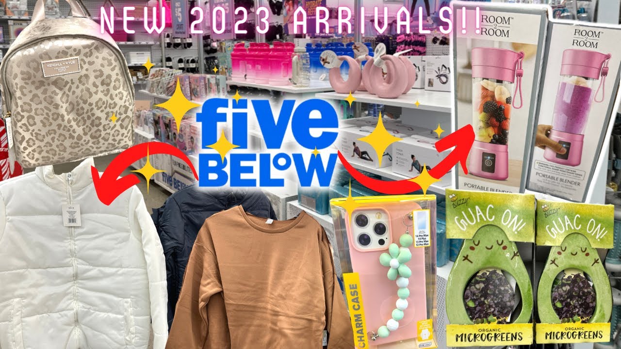 FIVE below NEW 2023 arrivals | Five below shop with me - YouTube