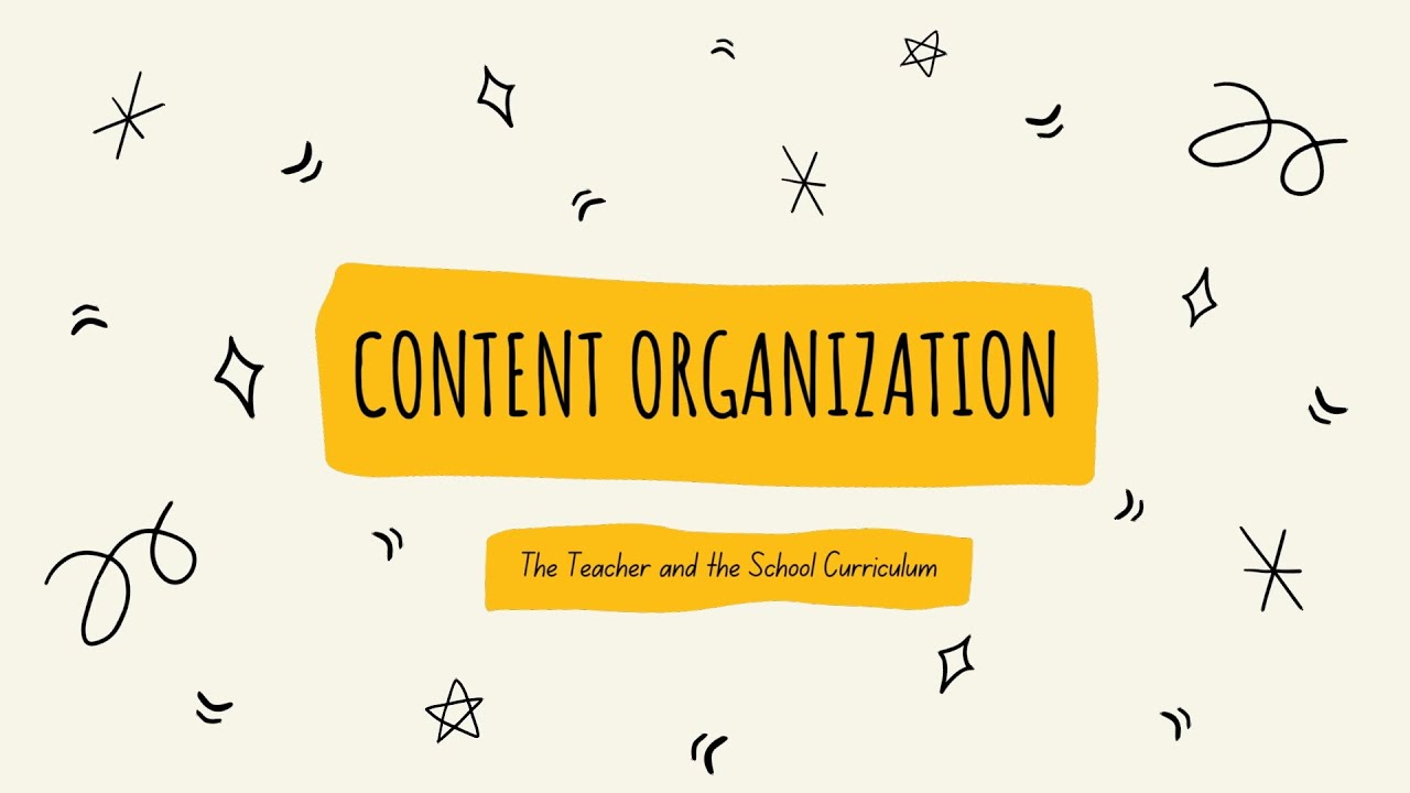 Content Organization - YouTube